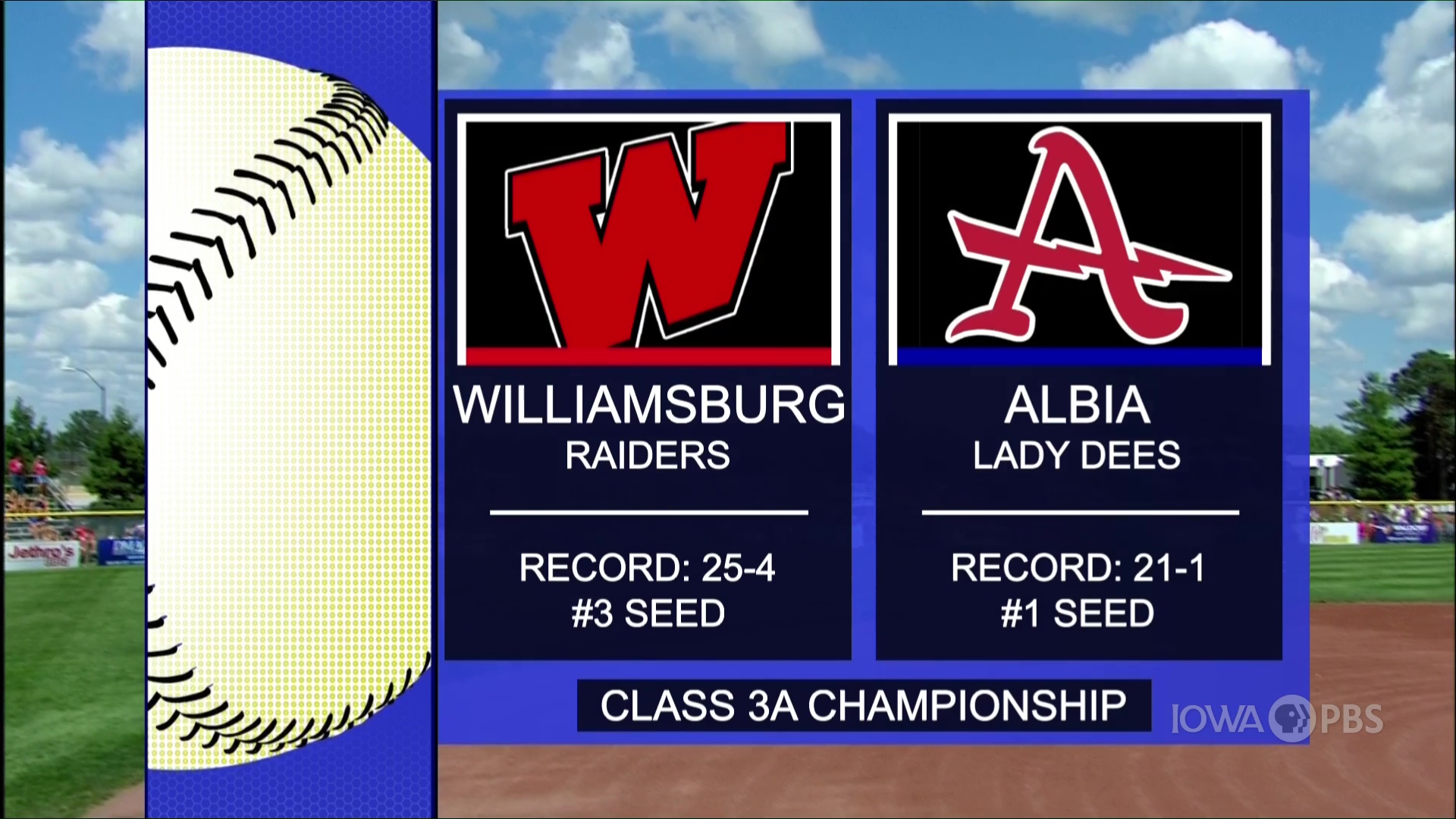 Class 3A - Williamsburg Raiders vs. Albia Lady Dees | Iowa PBS