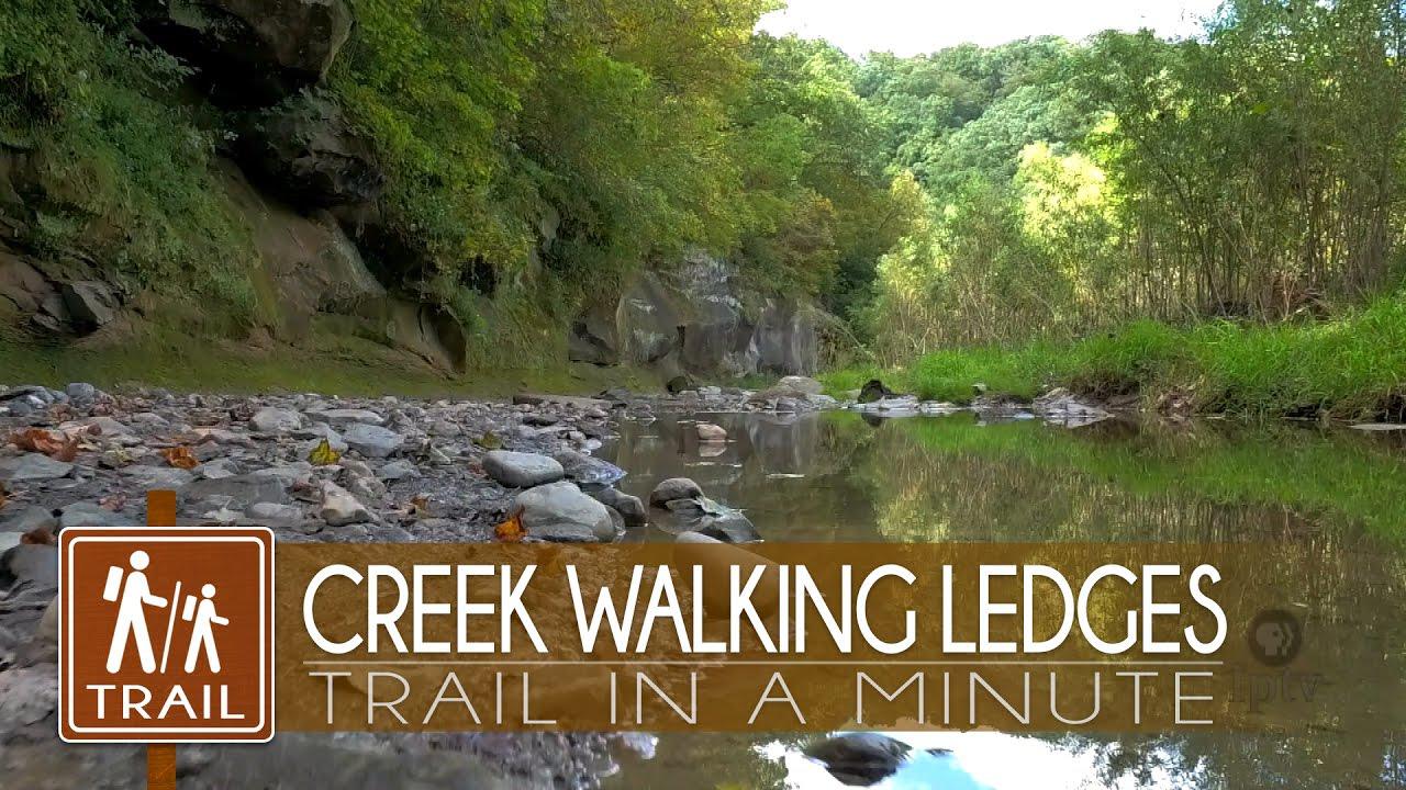 Creek Walking at Ledges State Park | Trail-in-a-Minute | Iowa PBS