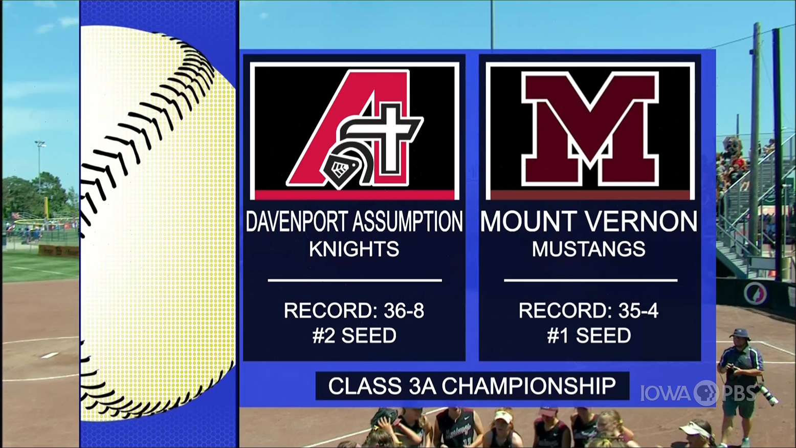 Class 3A - Mount Vernon Mustangs vs. Davenport Assumption Knights ...