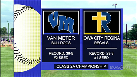 Class 2A - Iowa City Regina Catholic Regals vs. Van Meter Bulldogs ...